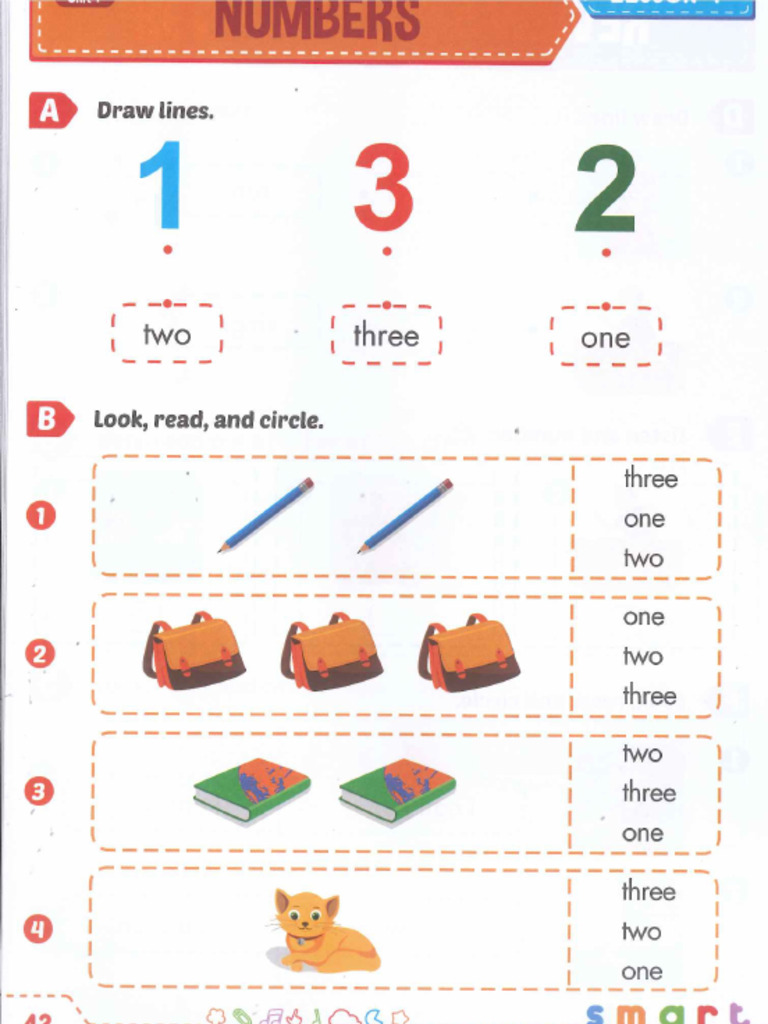 Numbers 1-10 Workbook | PDF