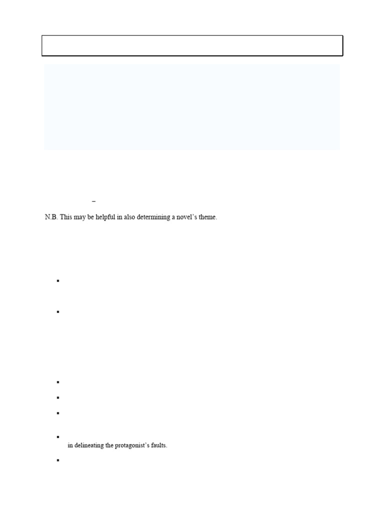 Understanding Characterization in Literature | PDF | Narration | Motivation