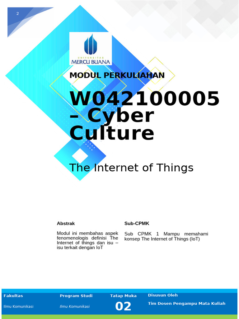 Memahami Internet of Things (IoT) | PDF