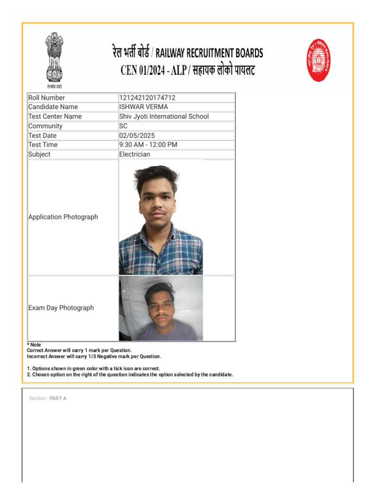 Alp CBT 2 Answer Key | PDF