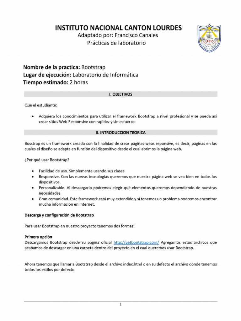 Ejercicios Estilos Boostrap | PDF