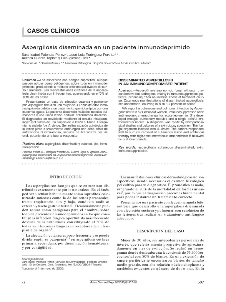Aspergilosis 3 | PDF | Inmunología | Medicina
