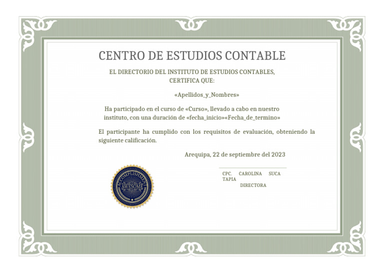 Centro de Estudios Contable | PDF