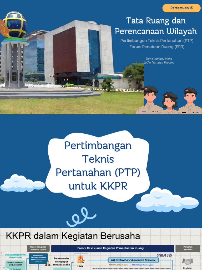 PTP KKPR dalam Perizinan Berusaha | PDF