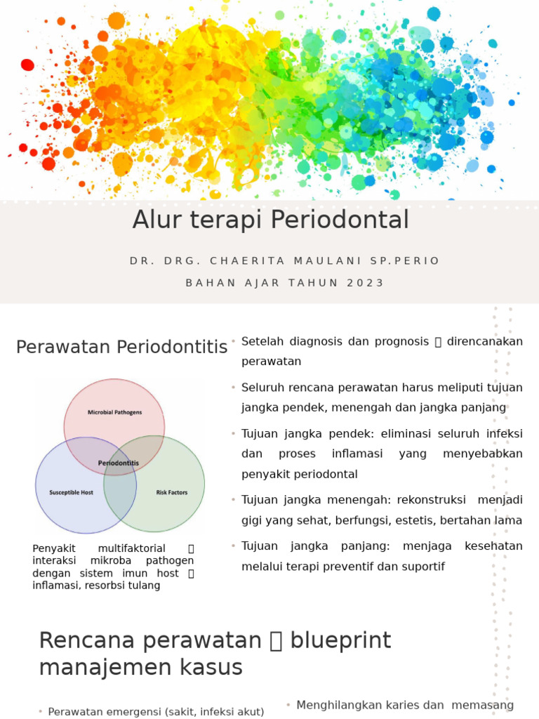 Alur Terapi Periodontal 2023 | PDF