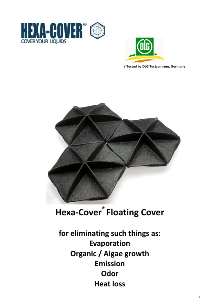 Hexa-Cover (R) Floating Cover Brochure Agriculture | PDF | Biogas | Water