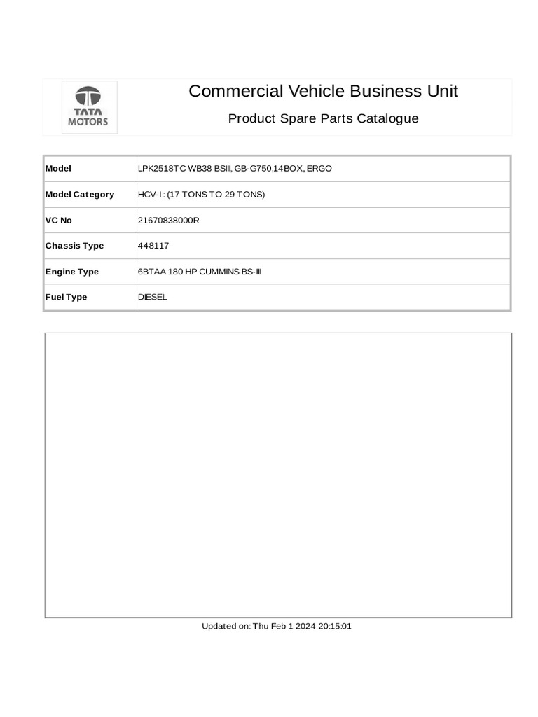 Lpk2518tc Wb38 Bsiii, Gb-G750,14box, Ergo | PDF | Vehicles | Internal ...