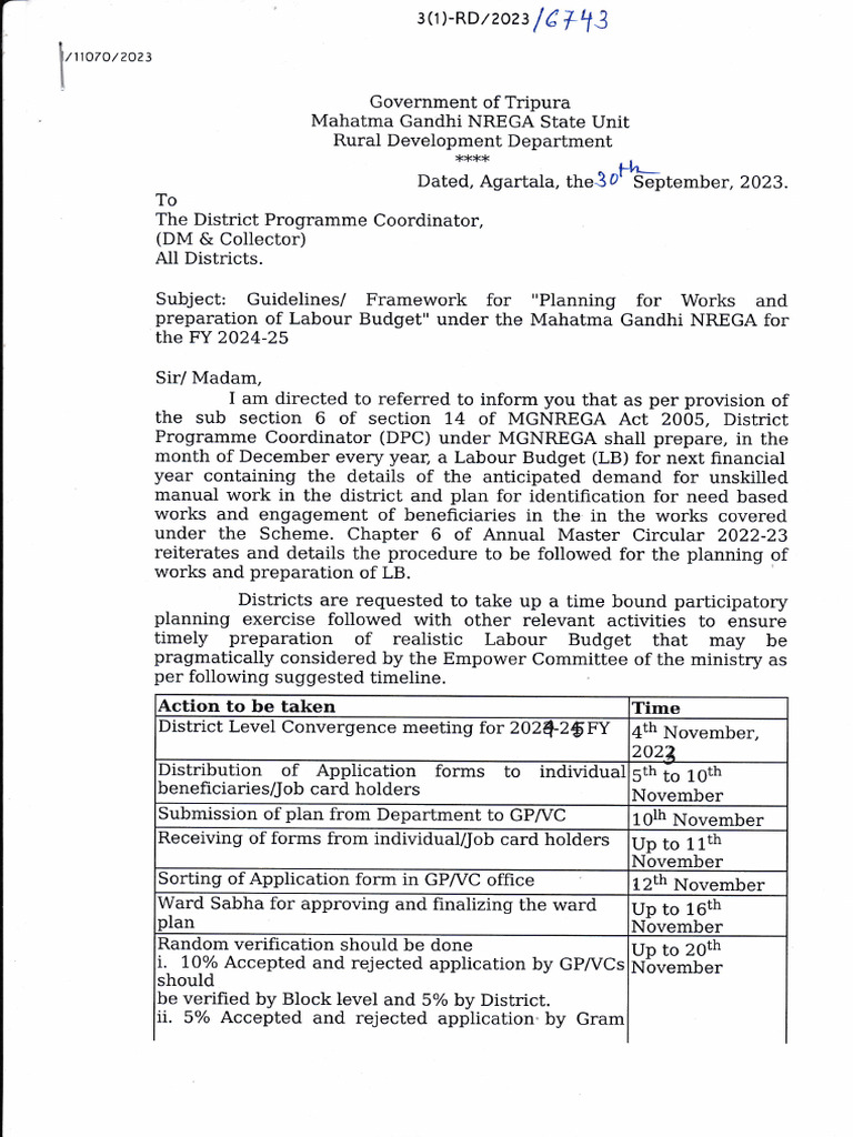 Letter To The DPC, Labour Budget | PDF | Welfare State | Justice