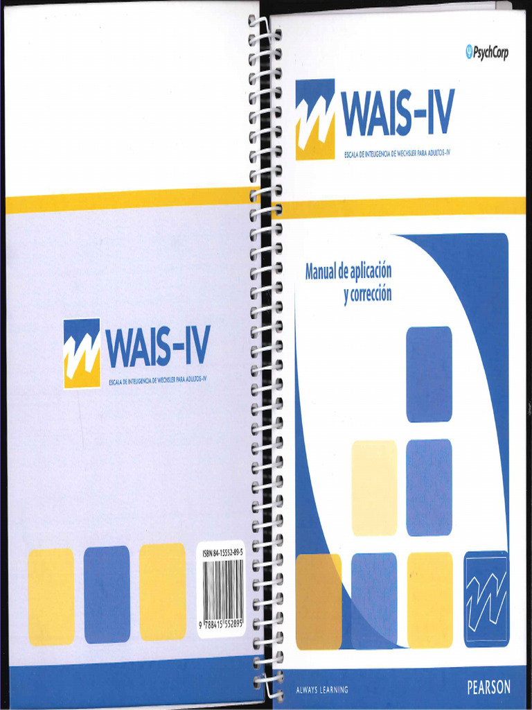 Wais - Iv Manual de Aplicación y Corrección | PDF