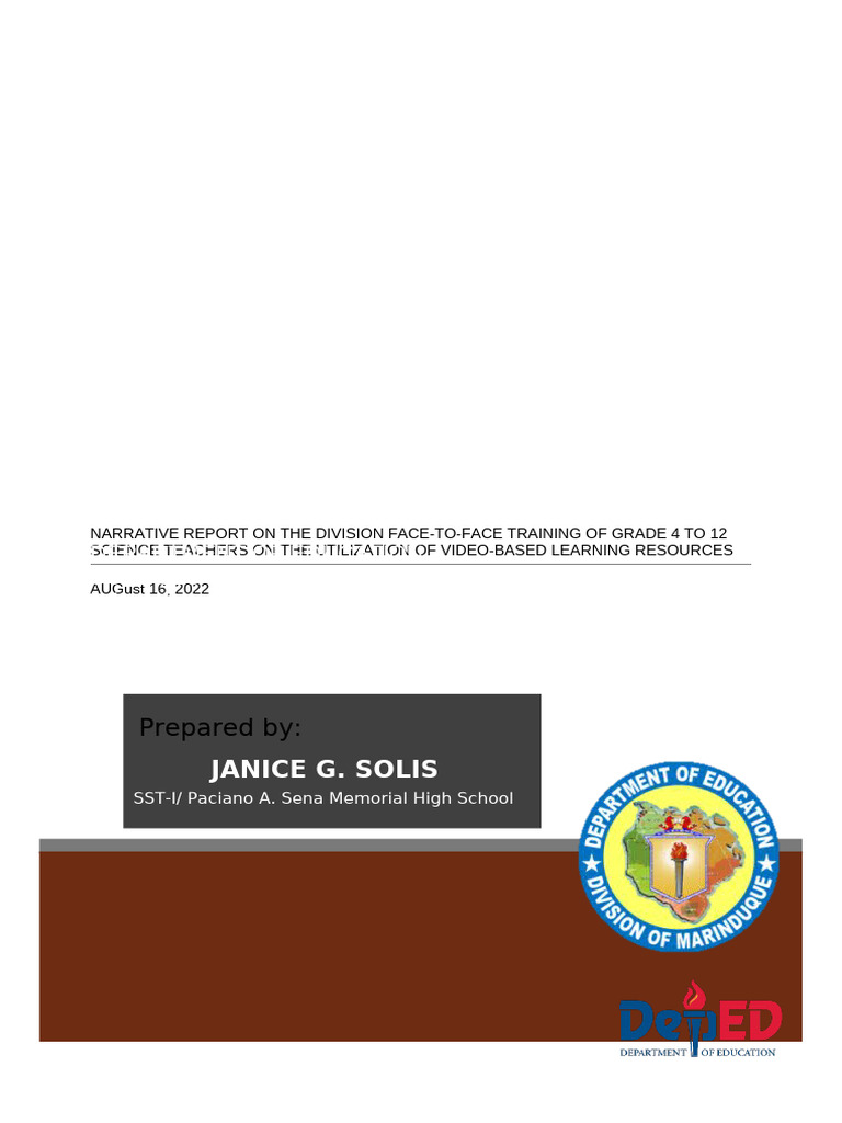 Training Science Teachers on Video Resources | PDF | Cognition | Teaching