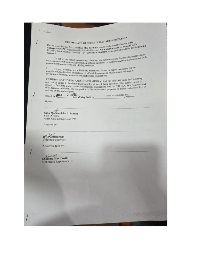 Sample of Notarized SPA | PDF