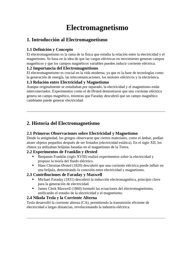 Electromagnetism o | PDF | Electromagnetismo | Electricidad