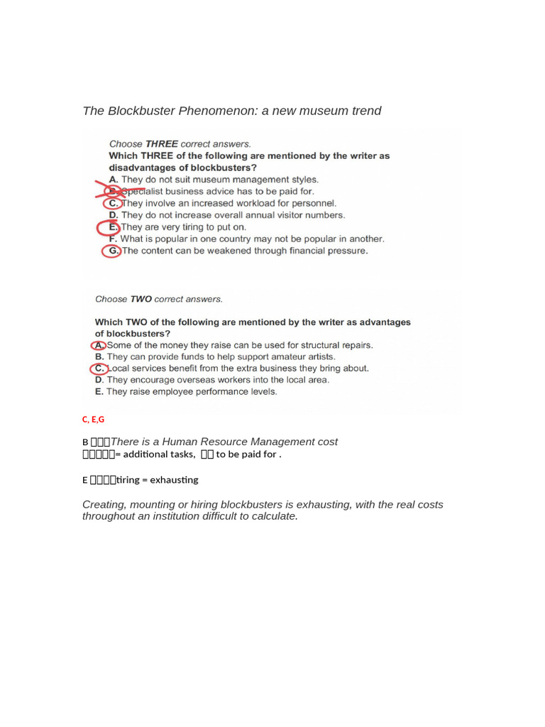 The Blockbuster Phenomenon | PDF