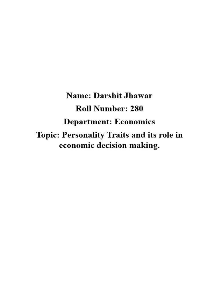 FD Assignment Sem 4 (Final) | PDF | Decision Making | Consumer Behaviour