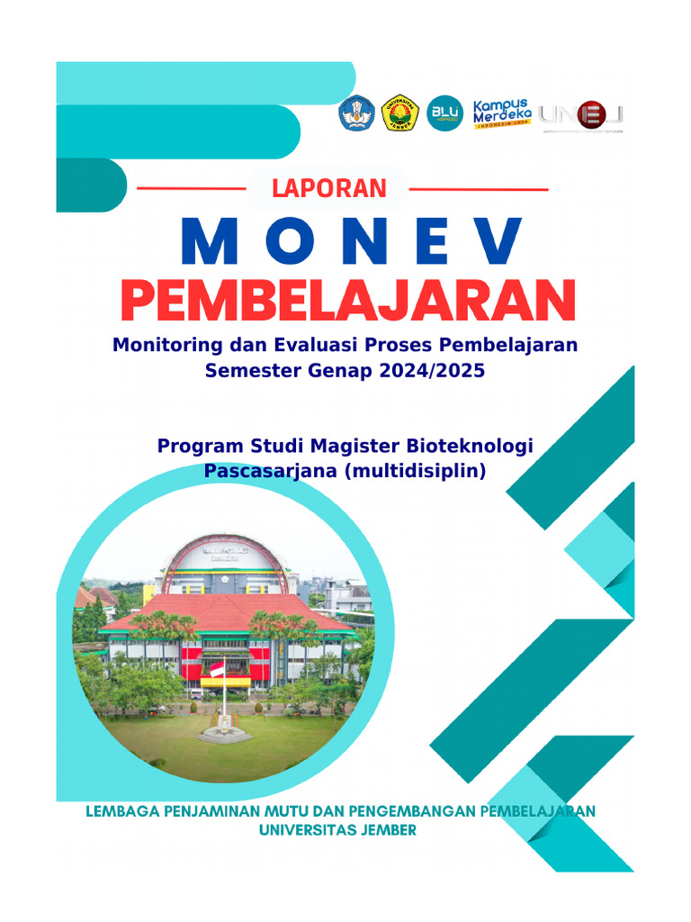 Laporan Monev Pembelajaran 1886 | PDF