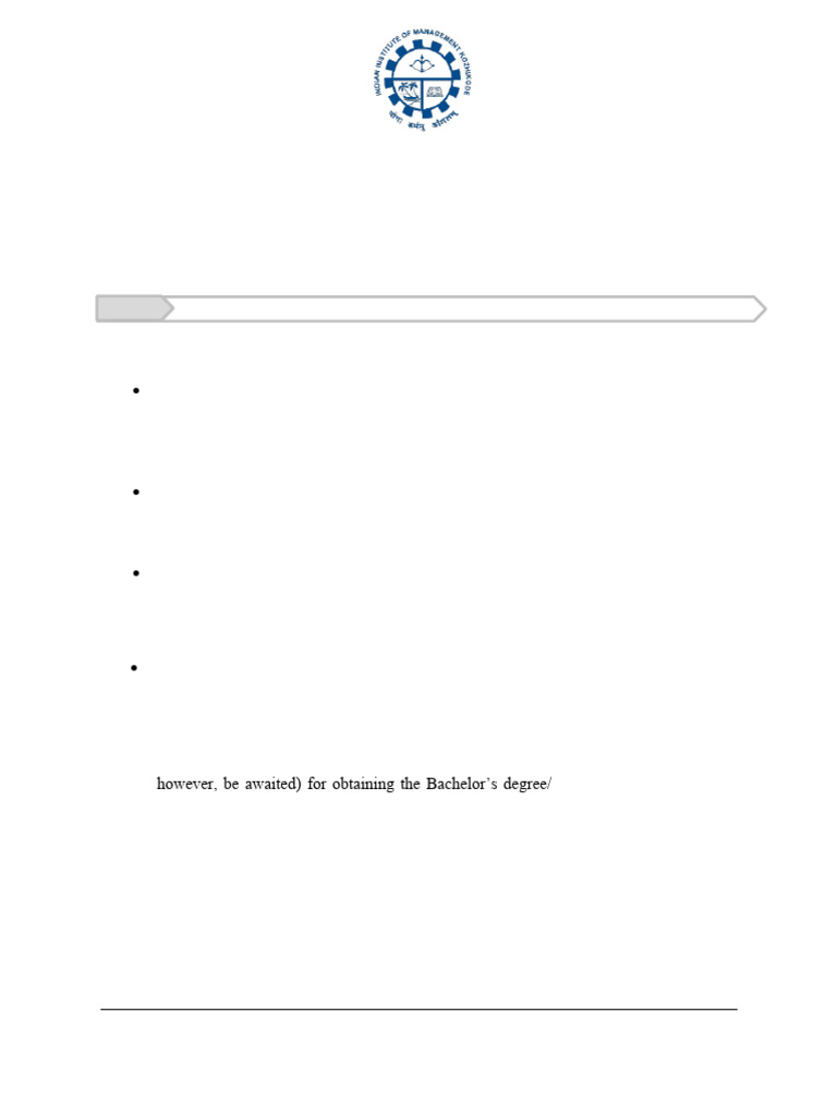 PGP-LSM Admissions Policy and Procedure For 2025-2027 Batch - 20241106043833 | PDF | Graduate ...