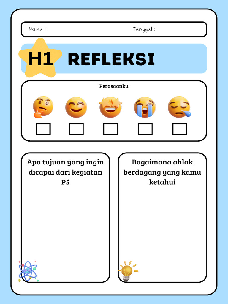 Lembar Kerja Refleksi P5 BerDiKaRi | PDF