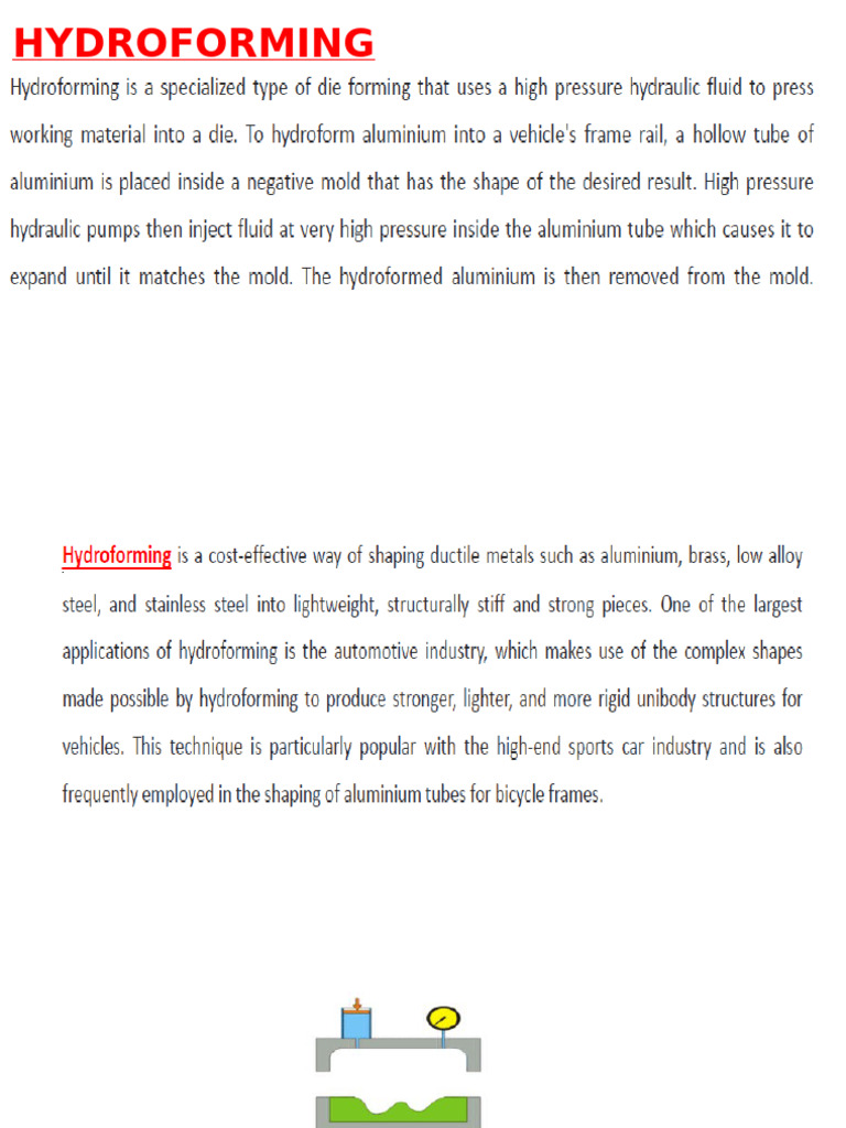 Hydro Forming | PDF