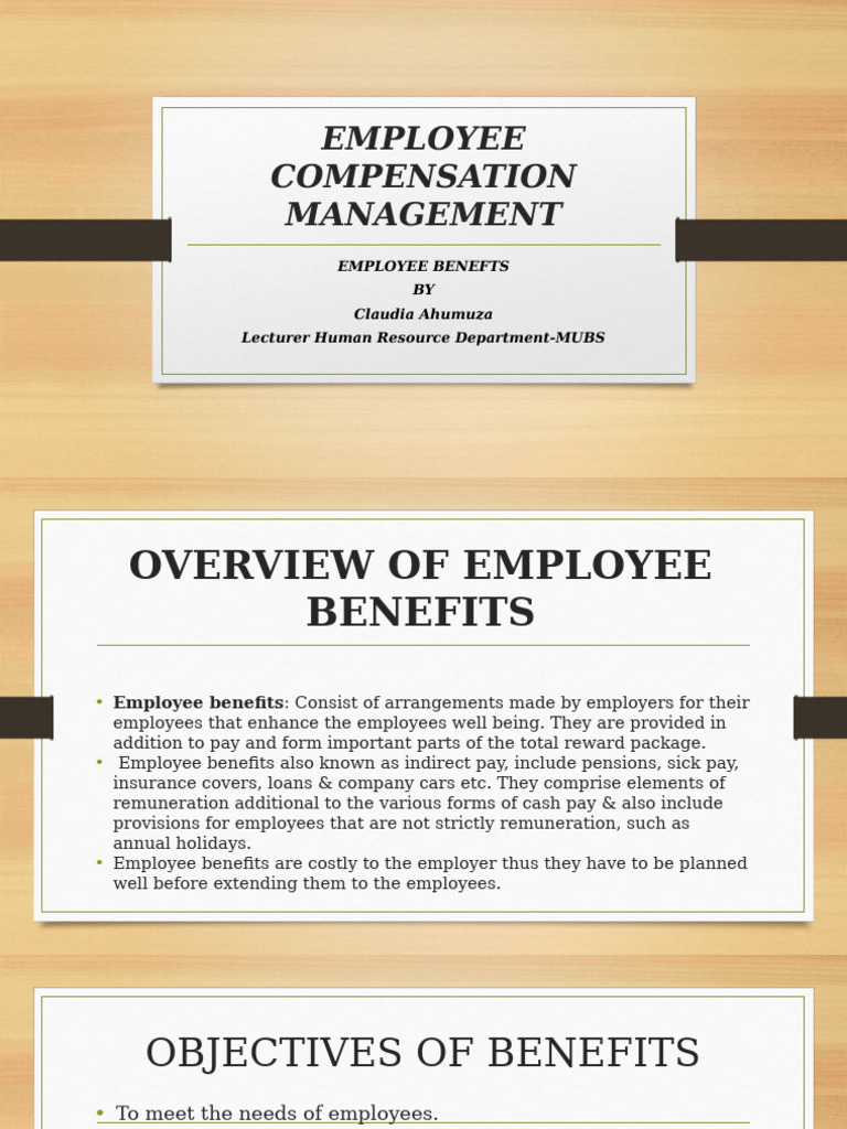 Employee Benefits - BHRM 2 | PDF | Employment | Employee Benefits