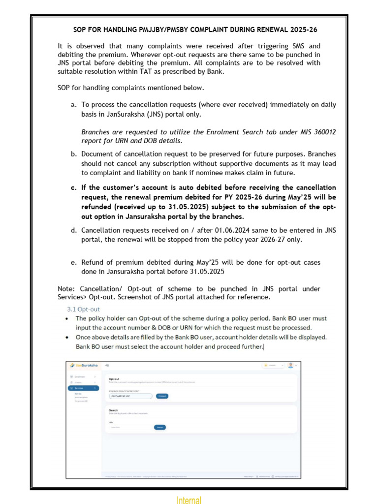 Sop For Complaints - 250526 - 122814 | PDF