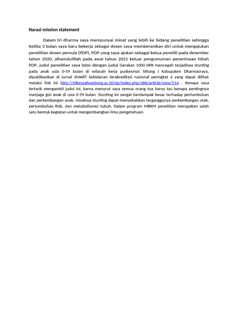 Mission Statement | PDF