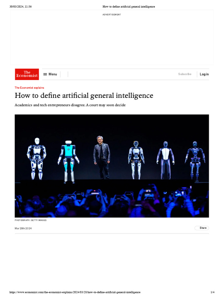 How To Define Artificial General Intelligence | PDF | Artificial ...