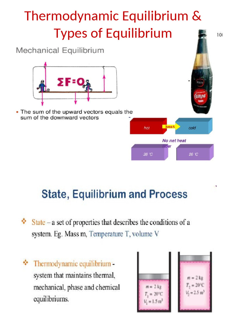 Thermodynamic Equilibrium Explained | PDF | Thermodynamic Equilibrium ...