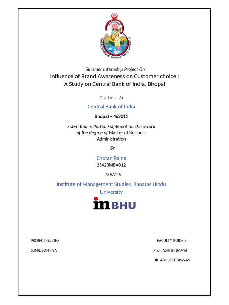 Sip Report 2 To 29 - Merged | PDF | Brand | P Value