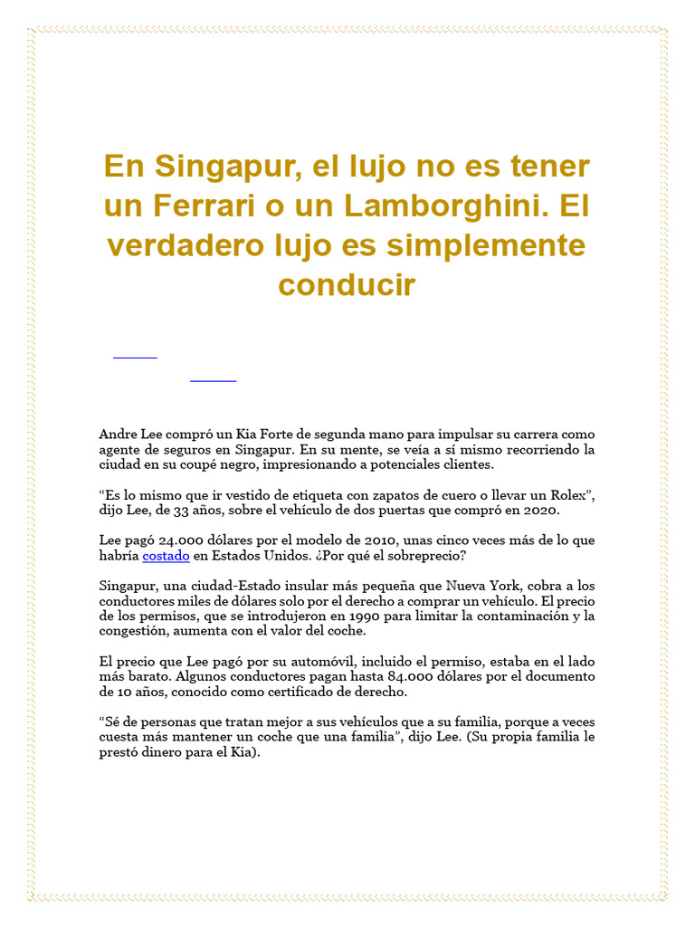 Sing Apur | PDF | Transporte público | Singapur