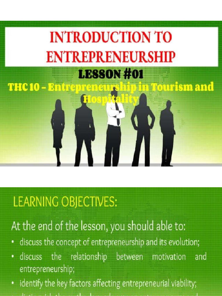 THC10 Entrep Introduction PPT 1 | PDF