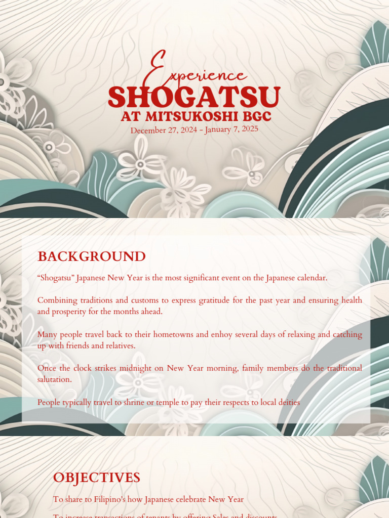 MITSUKOSHI BGC Shogatsu 2025 | PDF