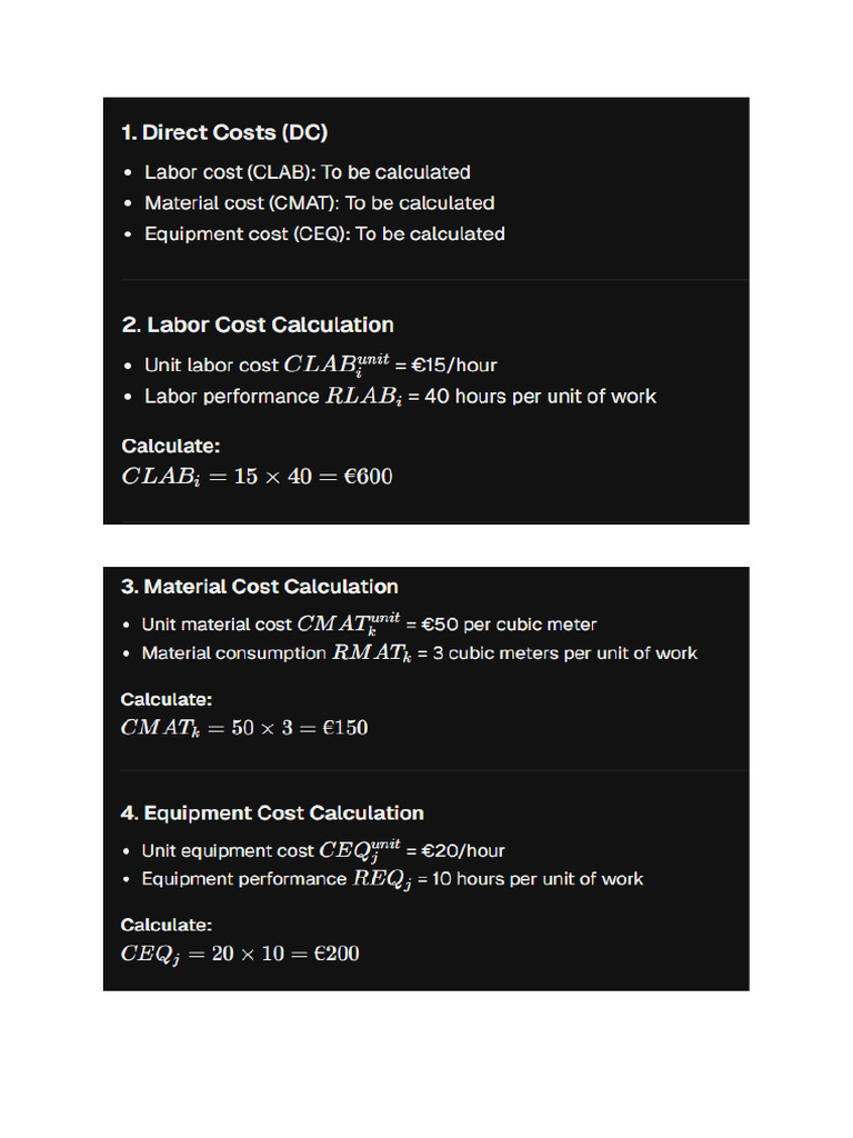 Calculations | PDF