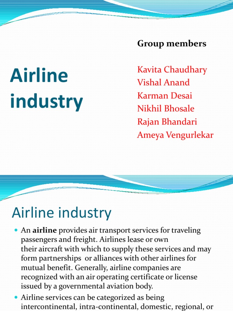 Airline Industry | PDF | Airlines | Aviation