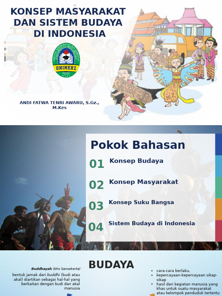 03 Konsep Masyarakat Dan Budaya Indonesia | PDF