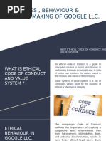 Google Code of Ethics | PDF | Copyright Infringement | Employment