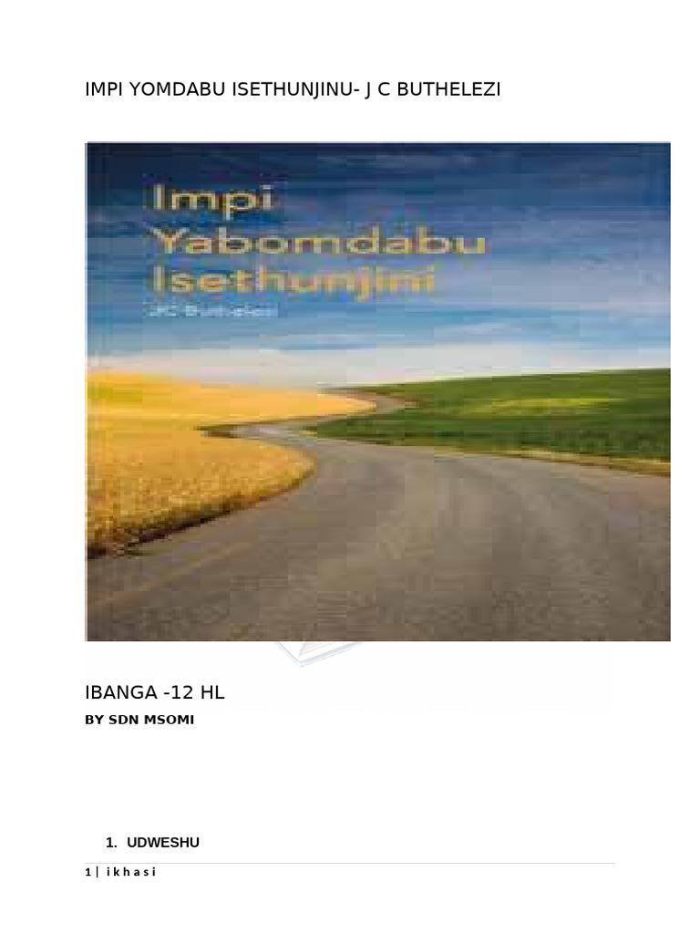 Impi Yomdabu Isethunjinu - Ama - Eseyi | PDF