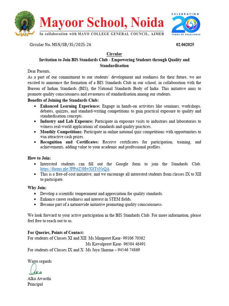 Join the BIS Standards Club Today! | PDF