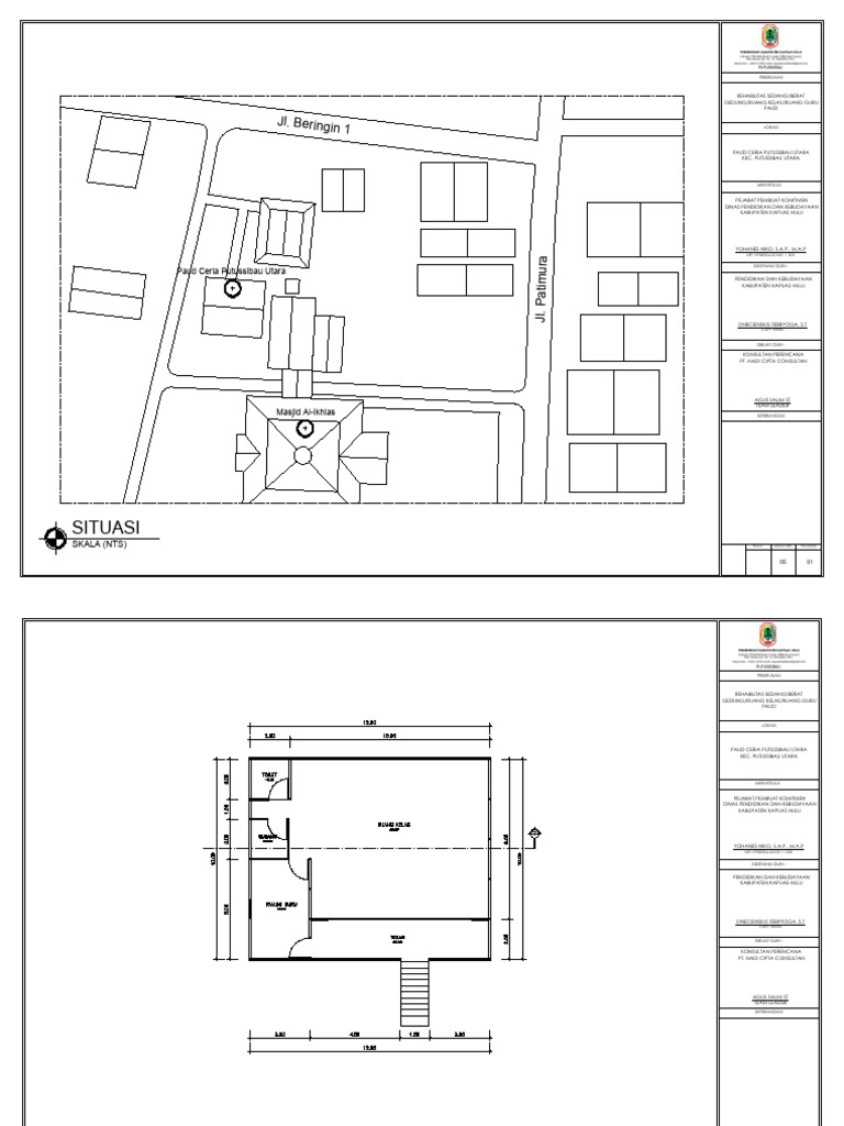 Rehab Paud Ceria Putussibau Utara | PDF