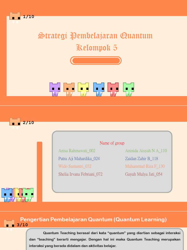 Strategi Pembelajaran Quantum | PDF