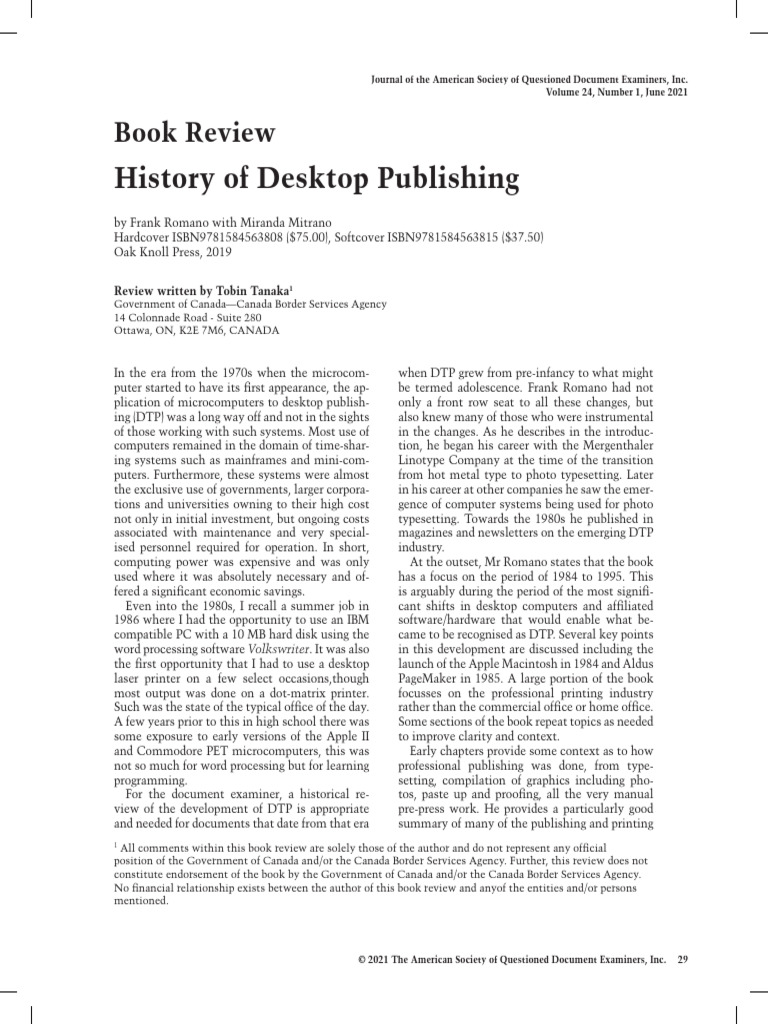 Evolution of Desktop Publishing History | PDF | Printer (Computing) | Text