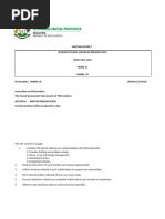 Grade 12 Final Exam Results 2024 | PDF