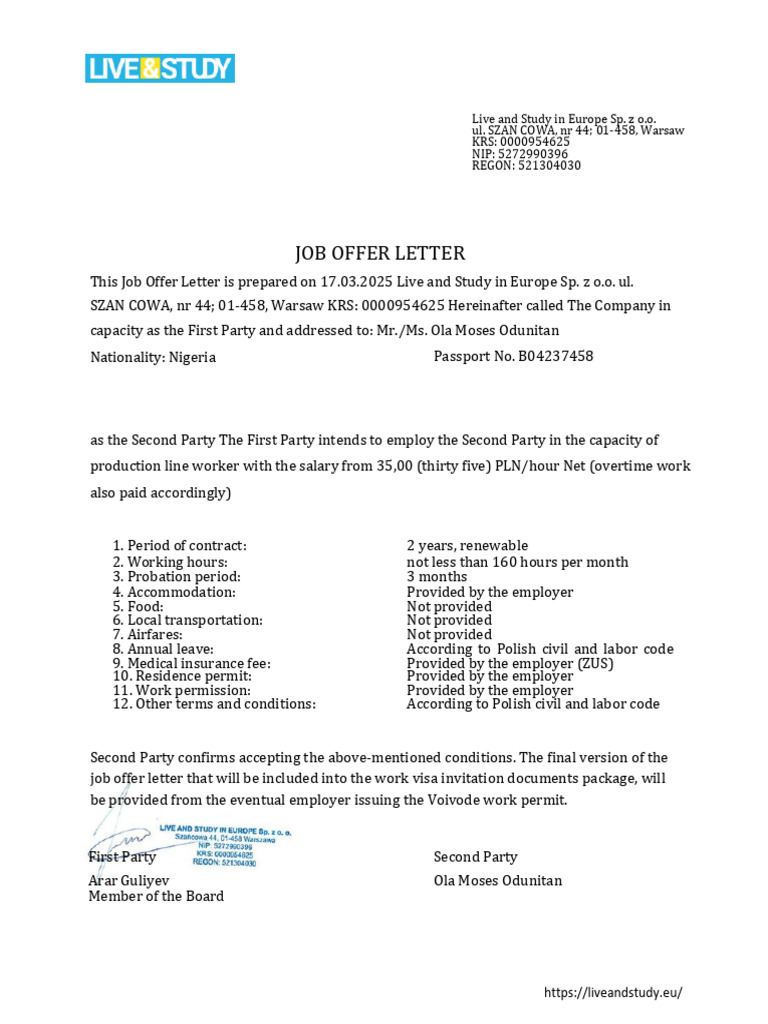 Job Offer - Ola - Moses - Odunitan - PDF (1) .PDF - 20250319 - 155137 ...