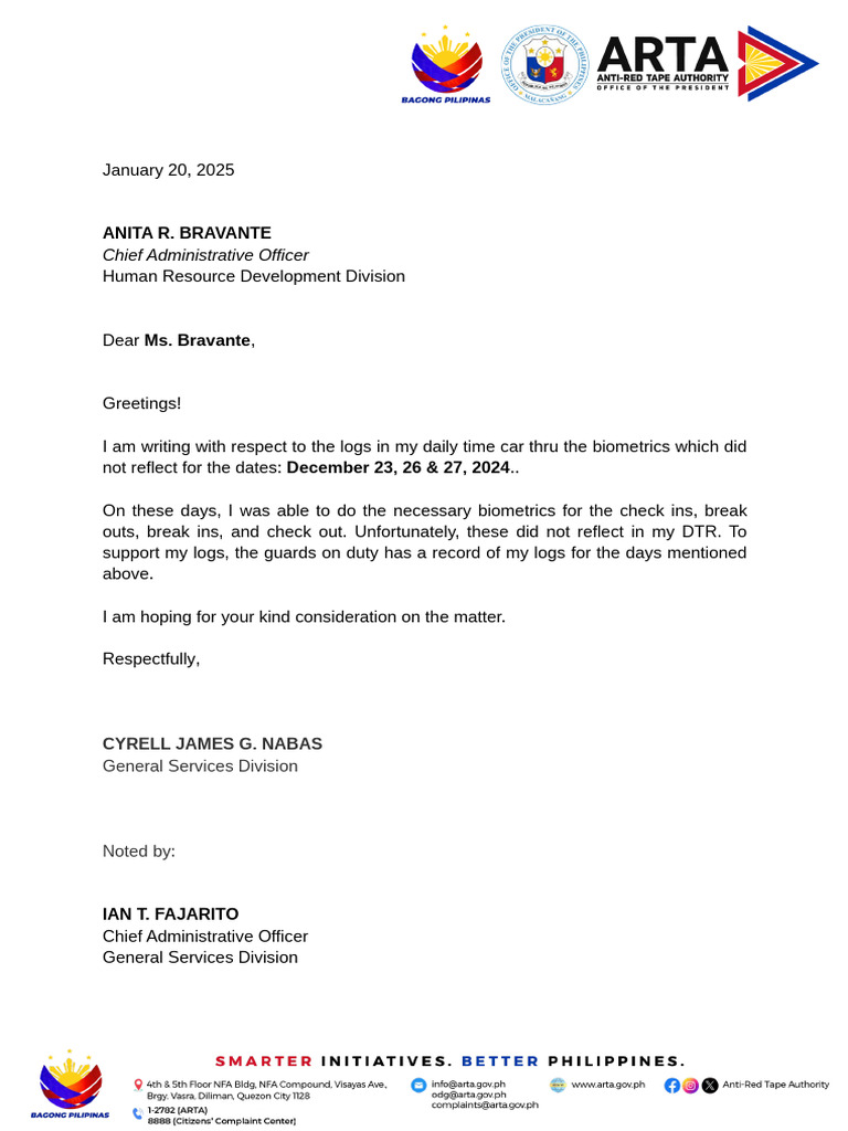 Time Log Discrepancy Request | PDF