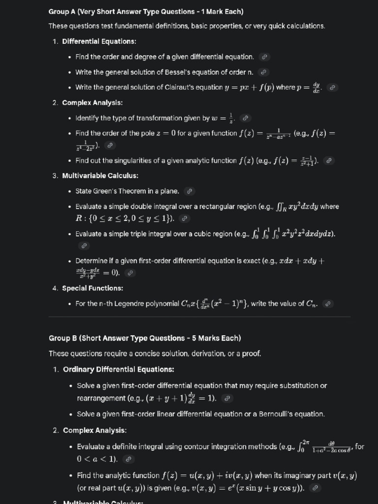 Maths 2b Suggestion by Gemini | PDF | Function (Mathematics) | Equations