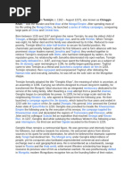 Kheshig: Genghis Khan's Elite Guards | PDF | Mongol Peoples | Mongols