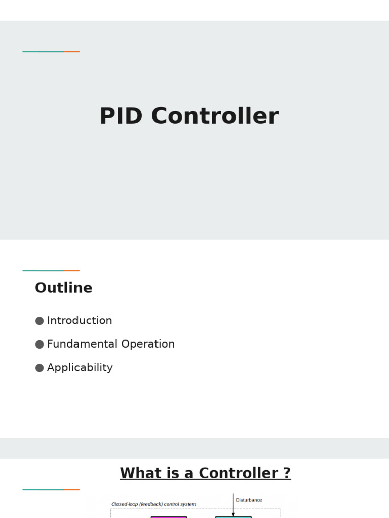 Tìm hiểu PID cơ bản | PDF | Control Theory | Applied Mathematics
