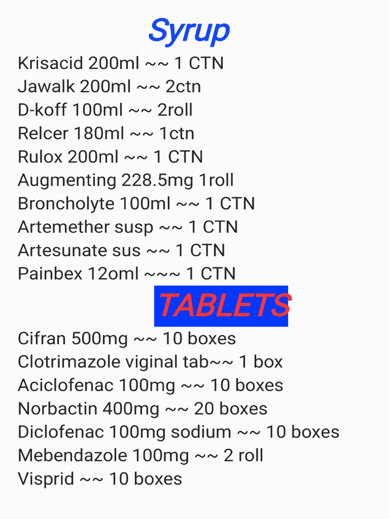 Drugs | PDF