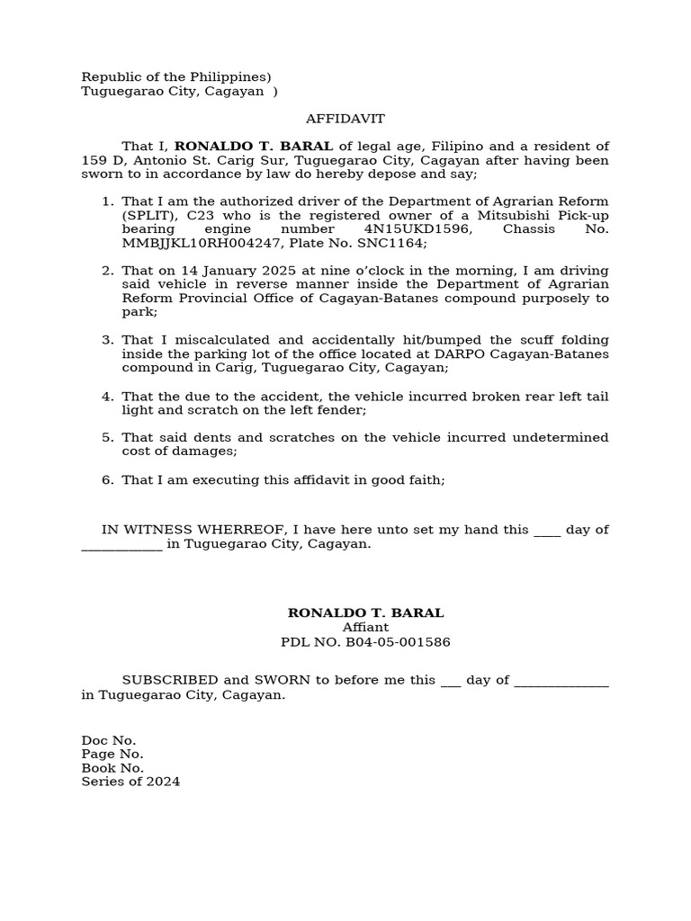 Affidavit Insurance | PDF