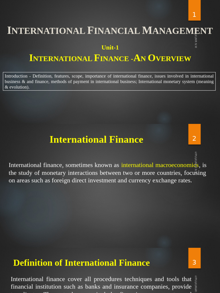 International Finance | PDF | Dumping (Pricing Policy) | International ...