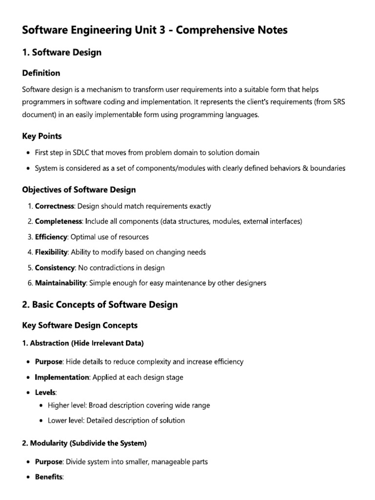 Se Unit 3 Notess | PDF